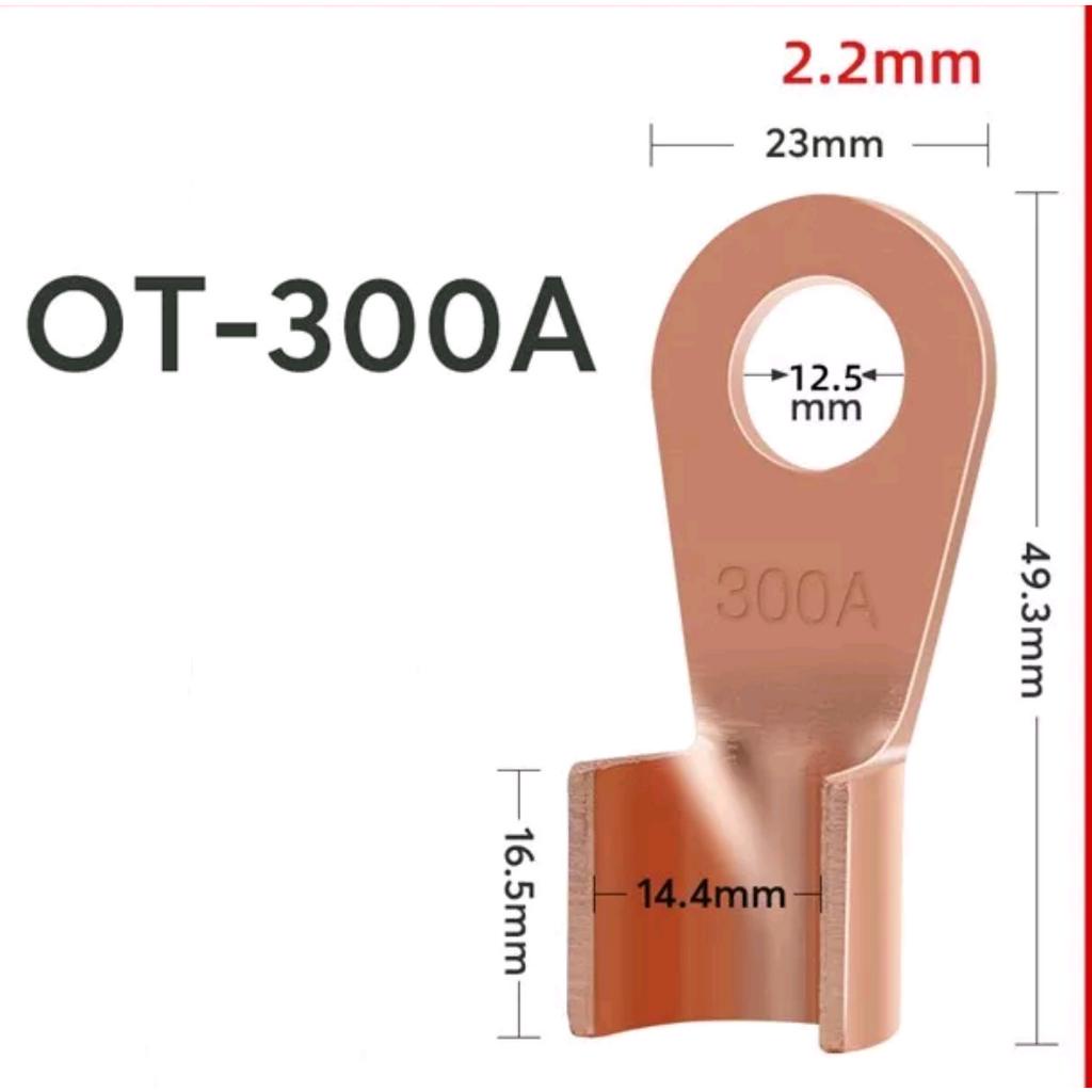 1pc Copper Terminal OT Plug Series 5A -80A-300A-500A Connector.Welding ...