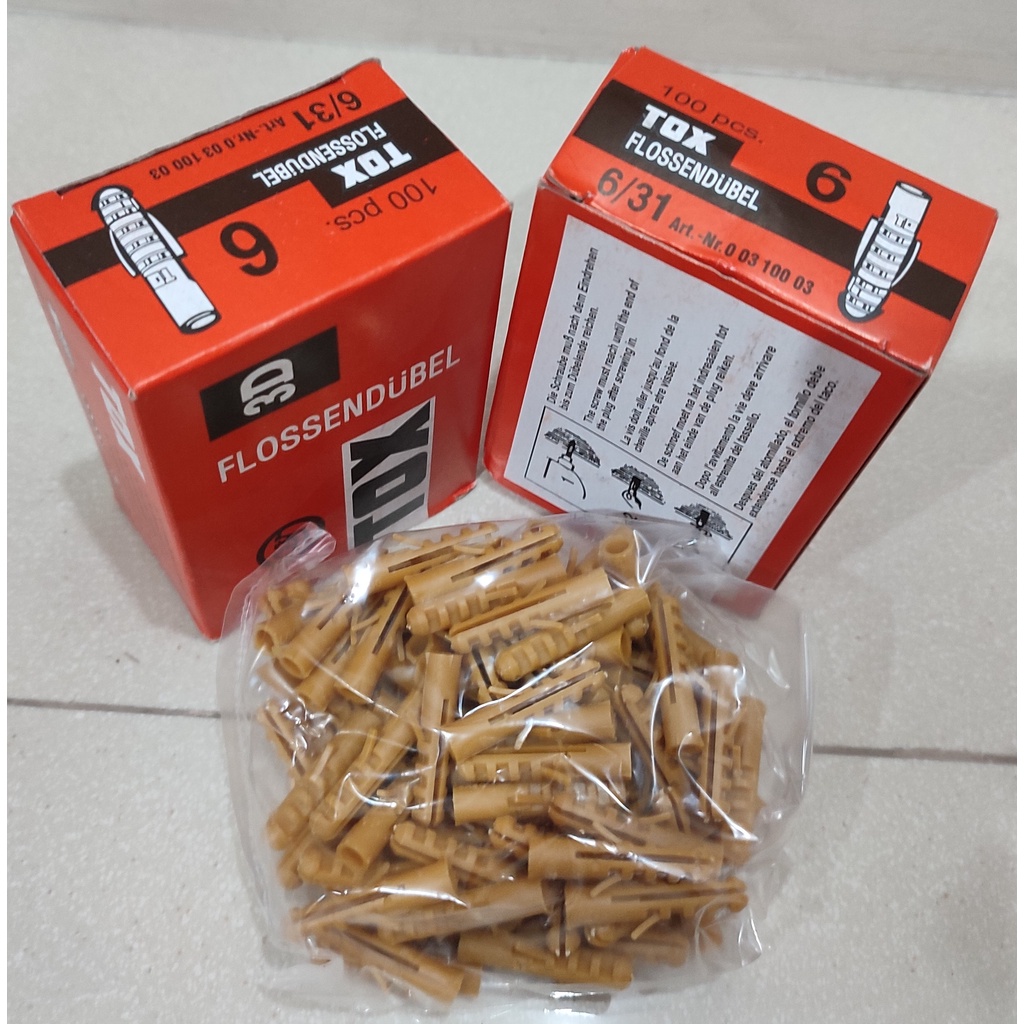3D Plastic Tox for screw 5/6/8/10 (Sold per box) | Shopee Philippines
