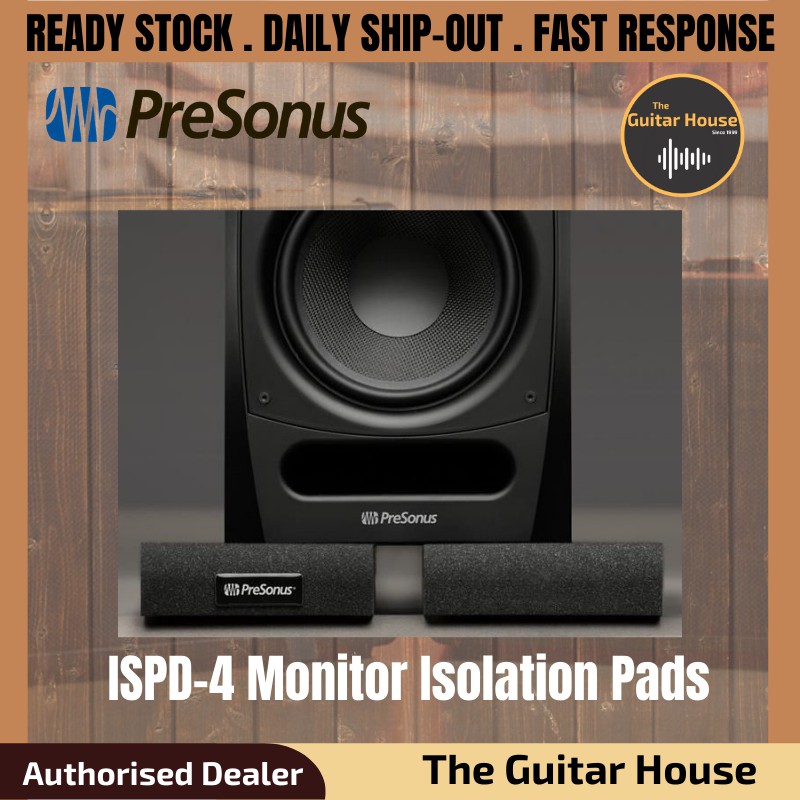 Presonus ISPD-4 Monitor Isolation Pads / Acoustic isolation for studio ...