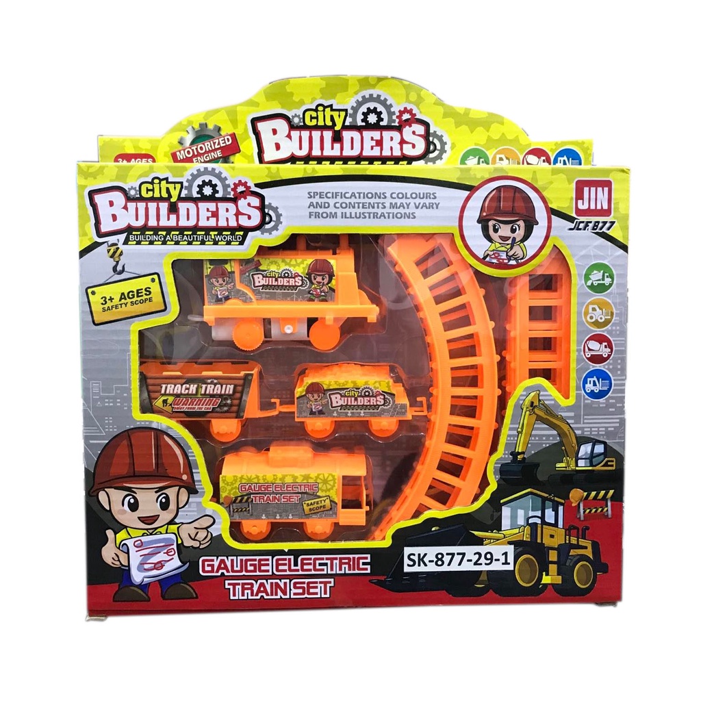 Plastic Electric Train Set for Kids with Track Set Battery Operated ...