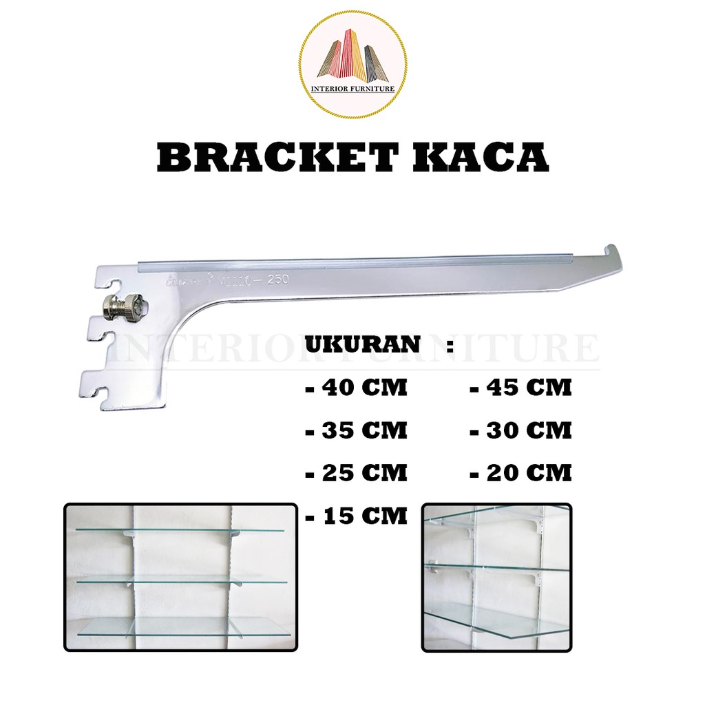 SIKU Glass Bracket - Leaf Bracket Support Elbow Shelf Support ...