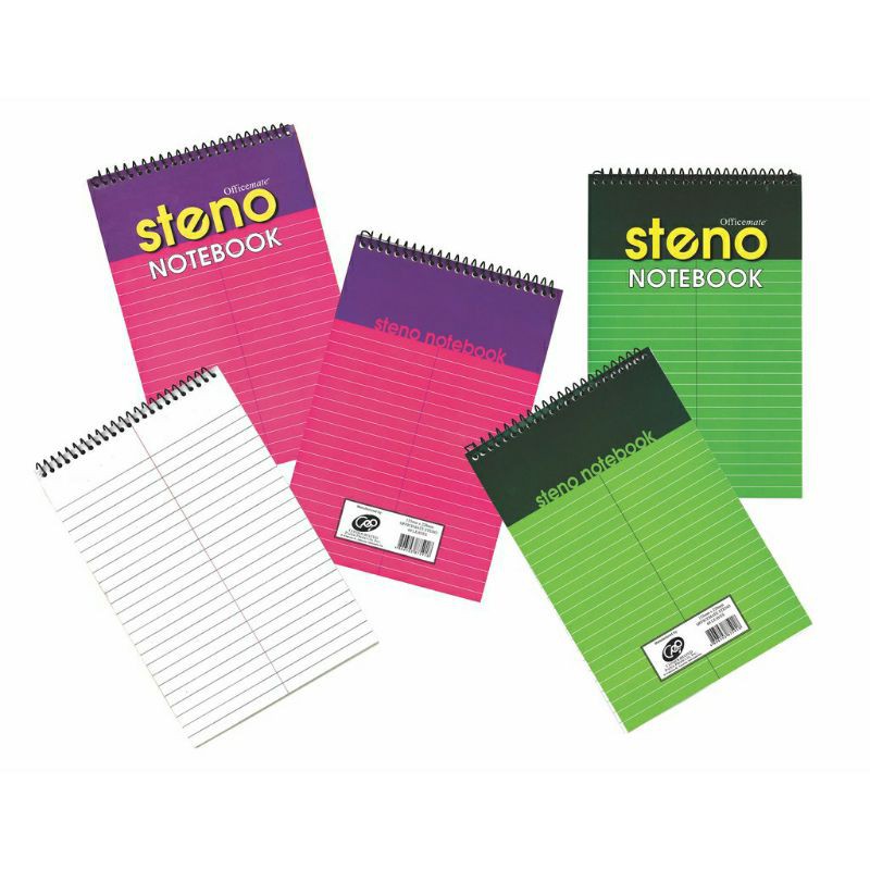 Steno Notebook 60 Leaves Assorted Colors | Shopee Philippines