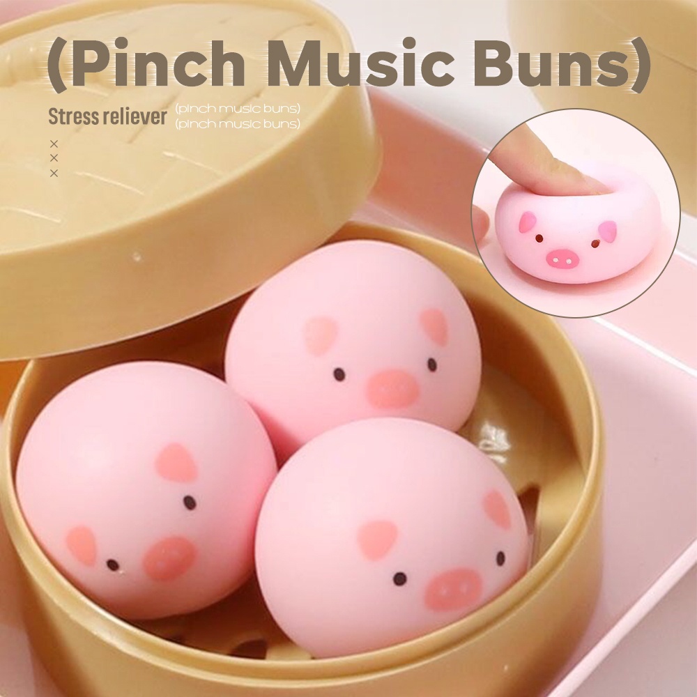 Stress Ball Squishy Ball Fidget Toy Squishy Toys 3 Pcs Decompression ...