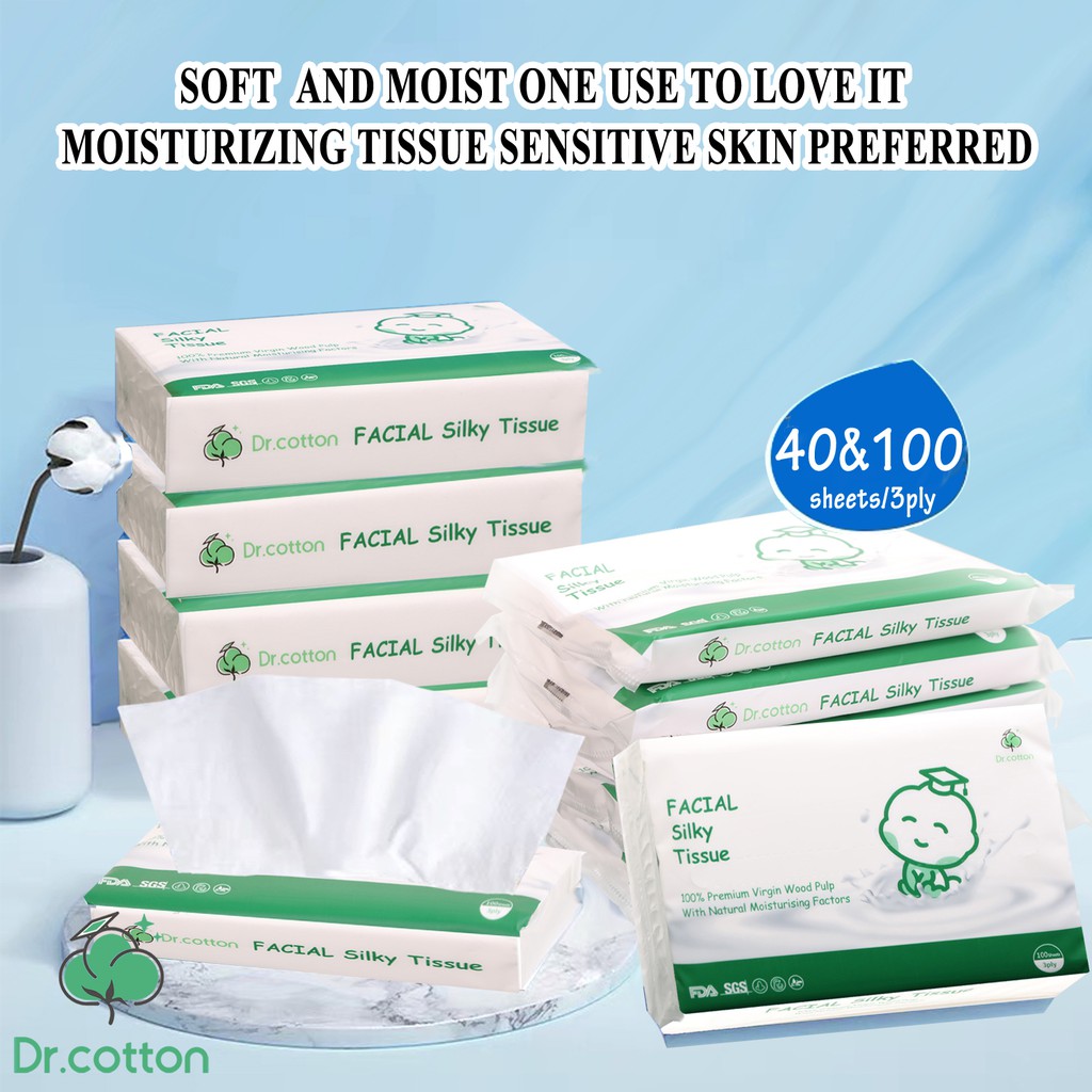 Tissue Silky Soft Facial Tissue for Baby and Sensitive Sk Lotion ...