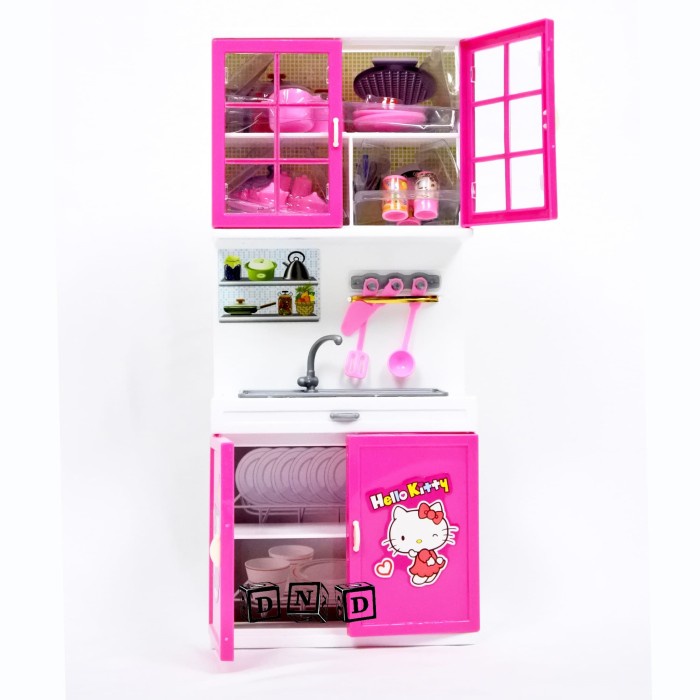 Kids Toys - Hello Kitty Modern Kitchen Playset Washing Dishes Sink Set ...