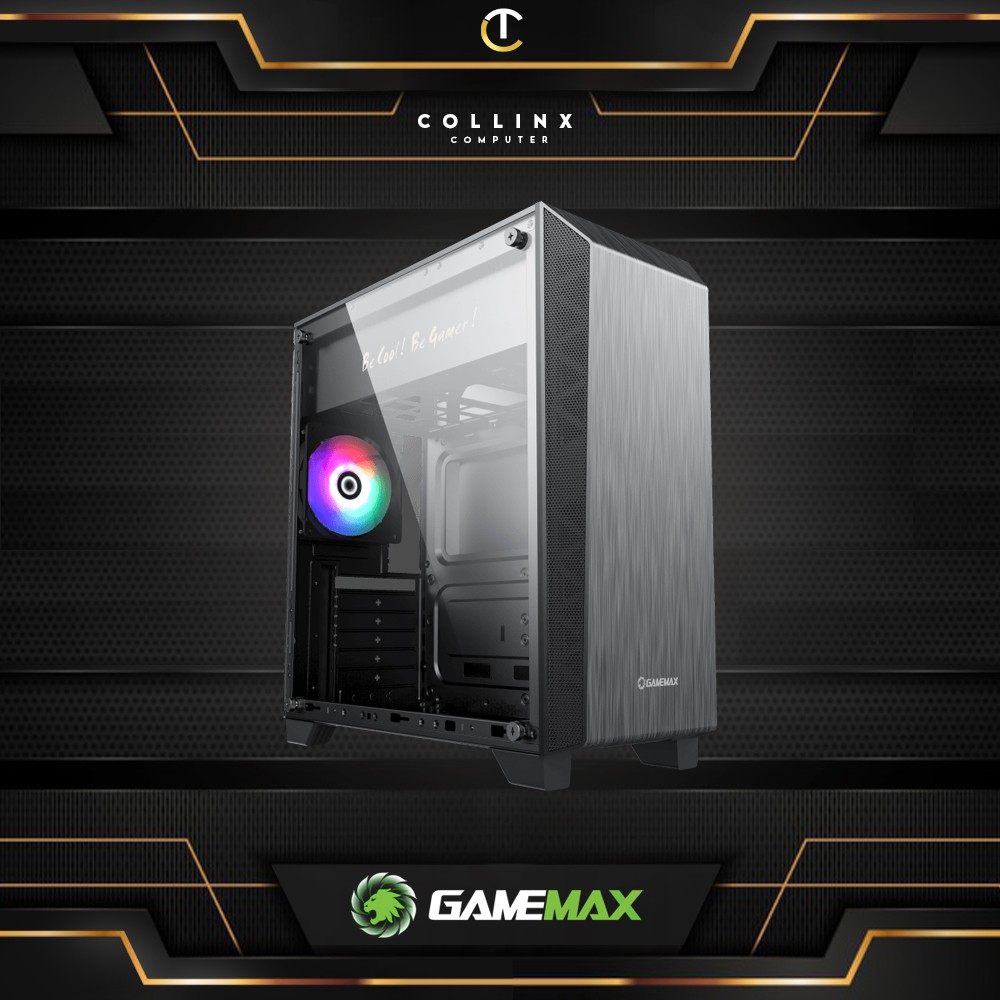Gamemax Nova N5 Atx Tempered Glass and Acrylic Black Gaming Pc Case ...