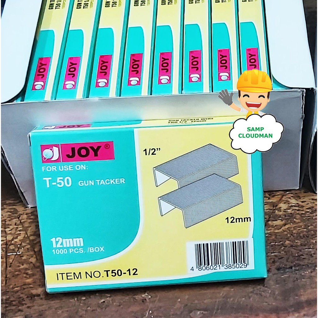 Gun Tacker Staple Wire 8mm or 12mm T-50 1/2 or 5/16 1000 Pieces Gun ...