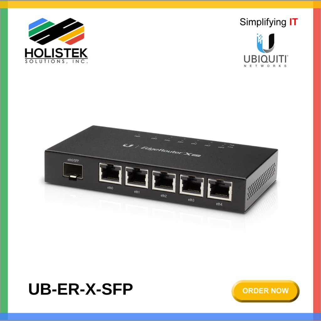 Ubiquiti Networks EdgeRouter X SFP Switch (ER-X-SFP) | Holistek ...