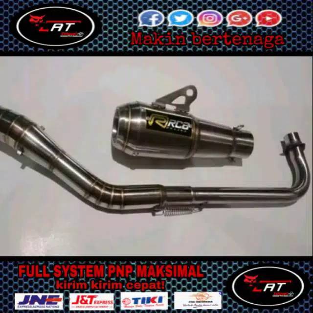 Rcb gp exhaust capsule jupiter vega smash grand c70 supra blade revo ...