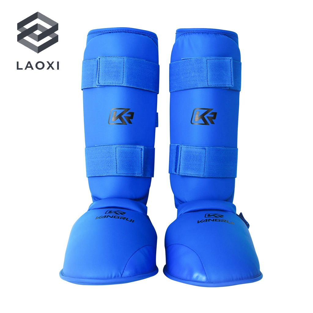 KangRui karate shin guard foot guard Pad Leg Instep Protector | Shopee ...