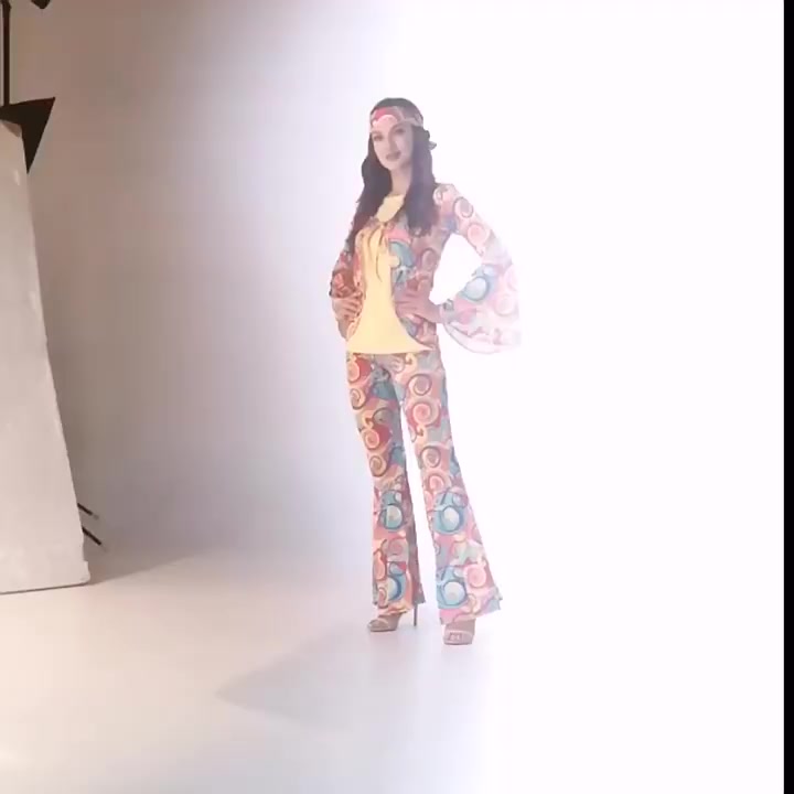 Retro 60s 70s Hippy Hippie Disco Costume Cosplay for Men Women Couples ...