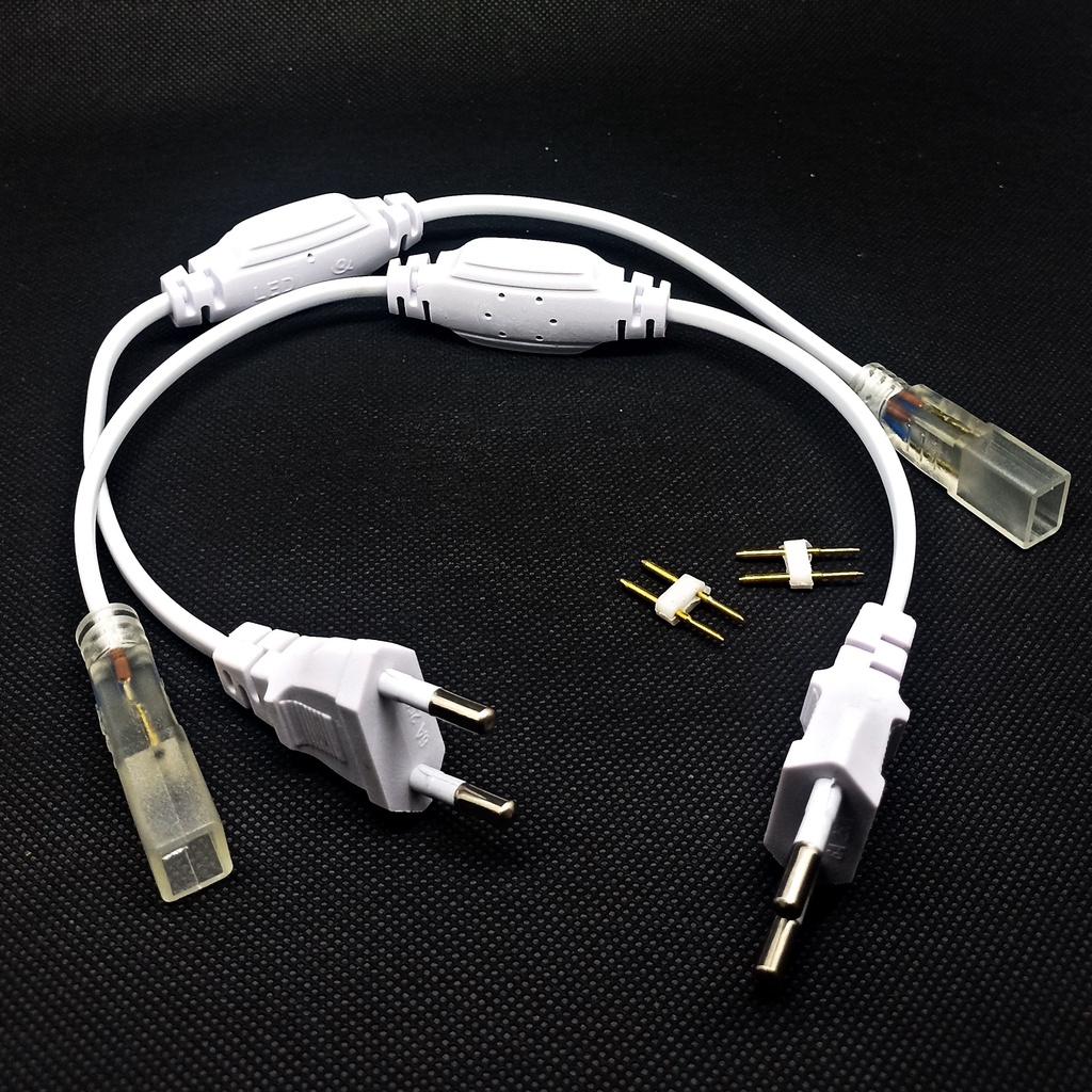 Smd 5050 220v Hose Light strip Plug Socket - 220v neon flex Light ...