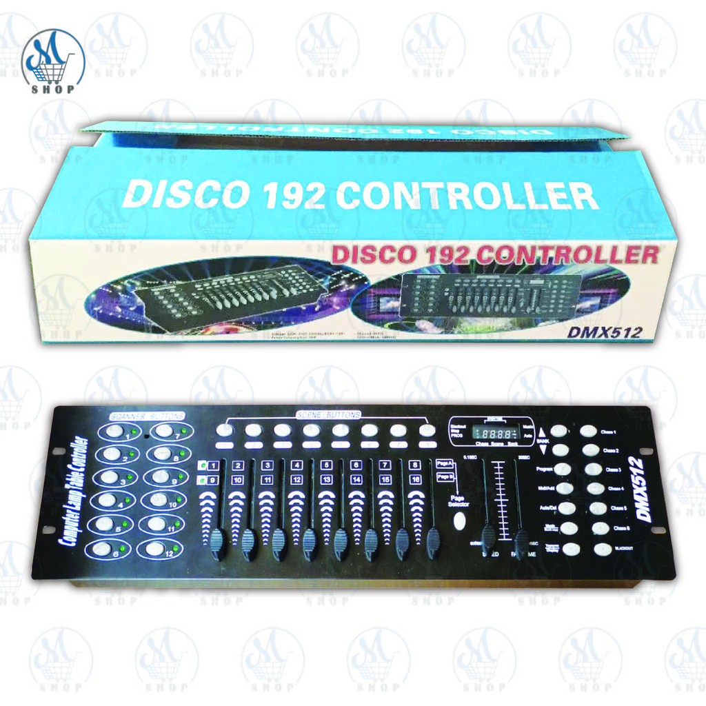 192 CHANNELS DMX 512 CONTROLLER CONSOLE FOR STAGE PARTY LIGHT | Shopee ...