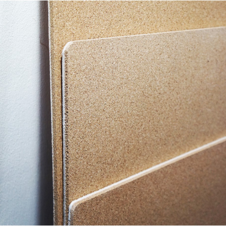 24x36" (2x3 ft) Rectangular Corkboard with Plywood Backing Portugal ...