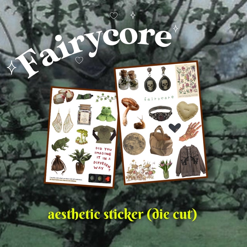 Fairycore STICKER AESTHETIC GRUNGE STICKER Picture fairy core Already ...