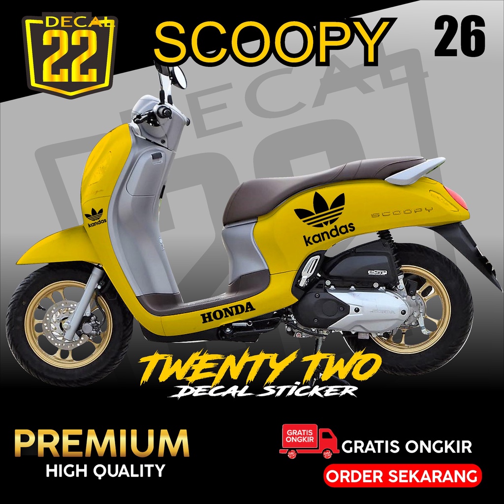 Cutting STICKER ALL VARIAN FULL SET, STRIPING, STICKER Variation, GENIO ...
