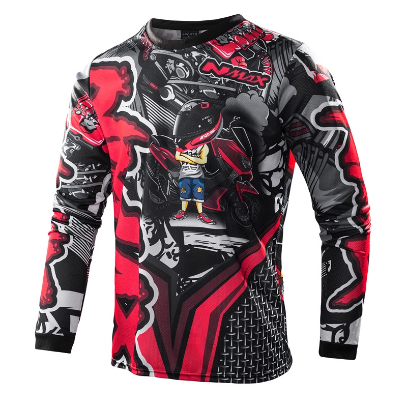 Motorcycle Shirt cycling tshirt jersey for bike Racing for men sports ...
