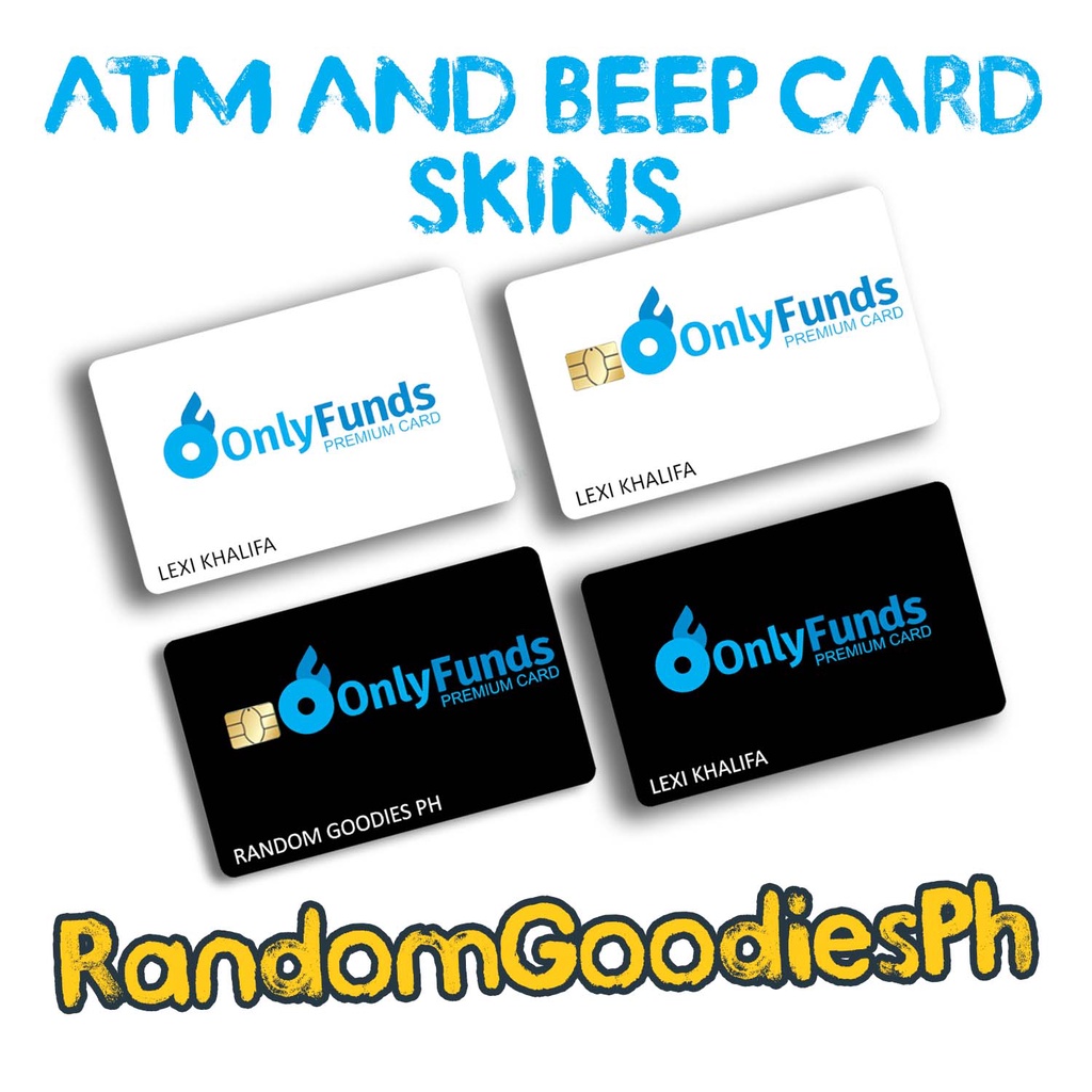 only fans Card Skins Sticker (for ATM CARD, BEEP CARD, LOYALTY CARD ...