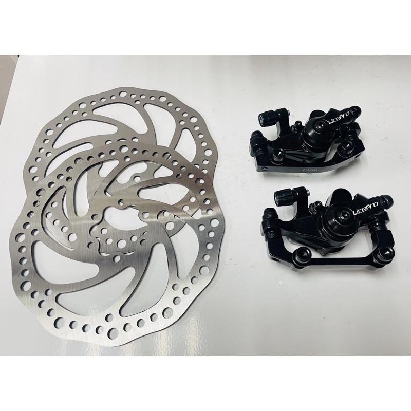 Litepro Mechanical Disc Brake W / Disc rotor (take out from new bike ...
