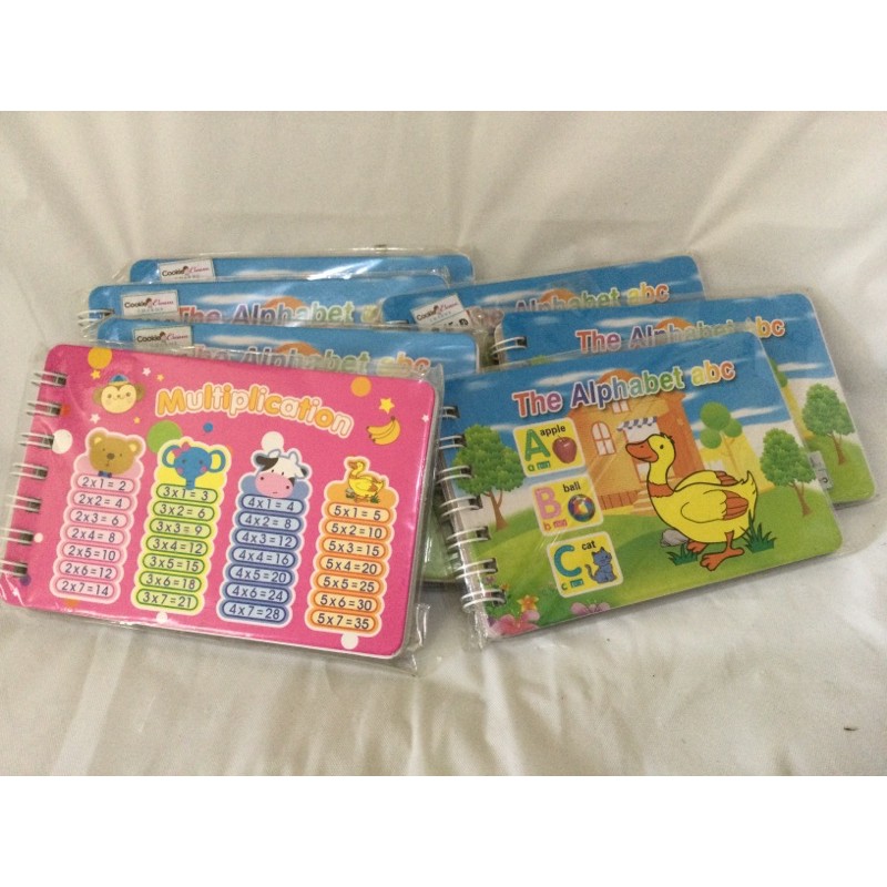 MiniBookletAlphabet&Multiplication | Shopee Philippines