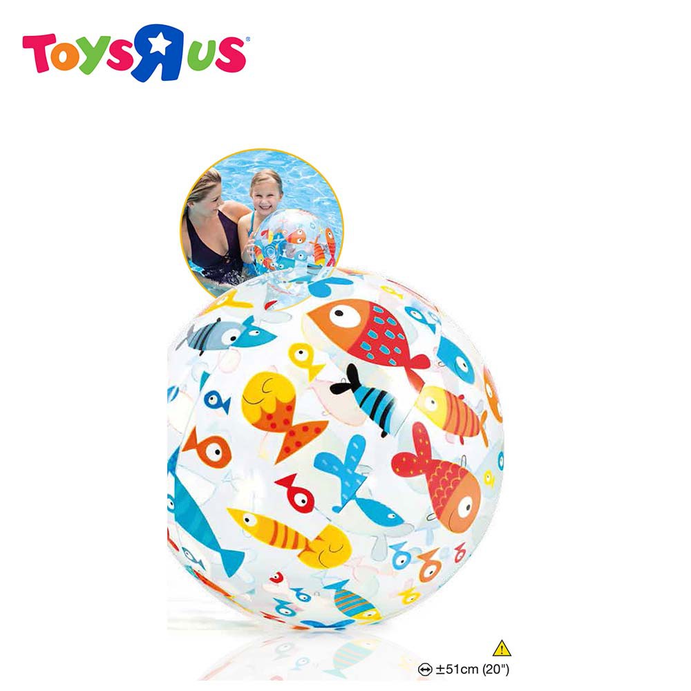 Lively Print Fish Beach Ball | Shopee Philippines