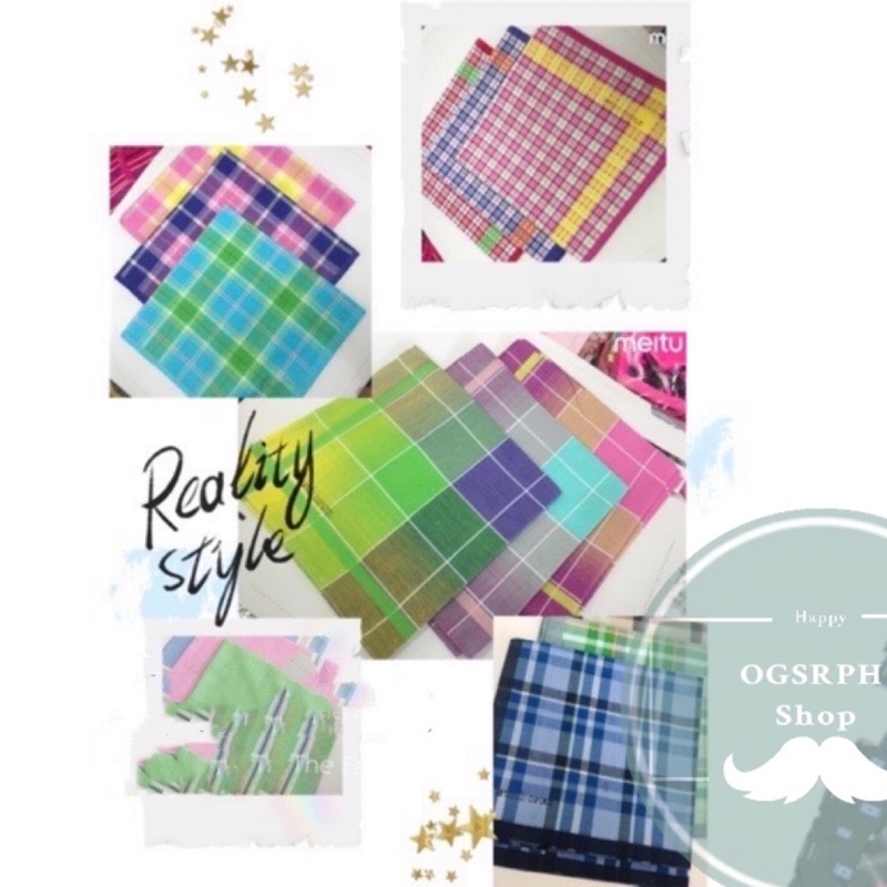 Panyo Armando caruso handkerchief 12pcs | Shopee Philippines