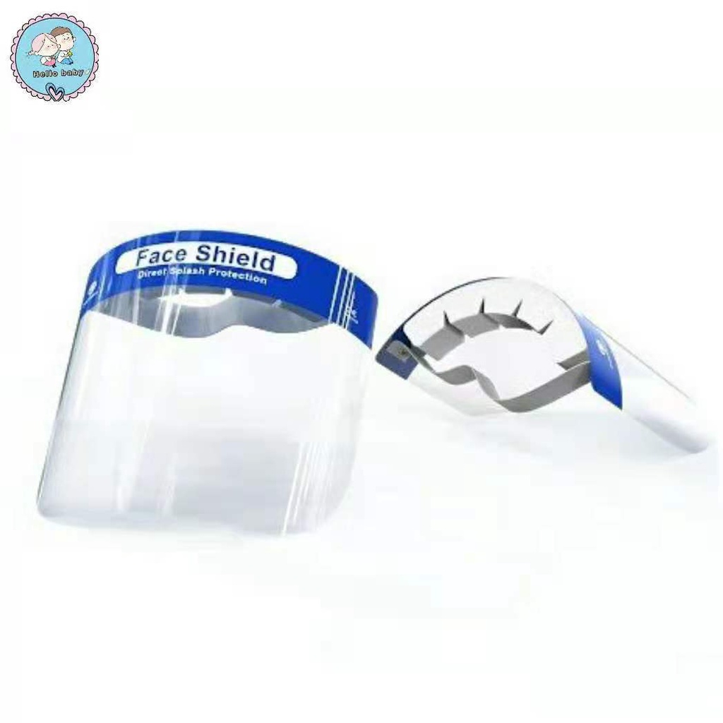 HelloBaby Face Shield with Foam Brick and Garter Personal face ...
