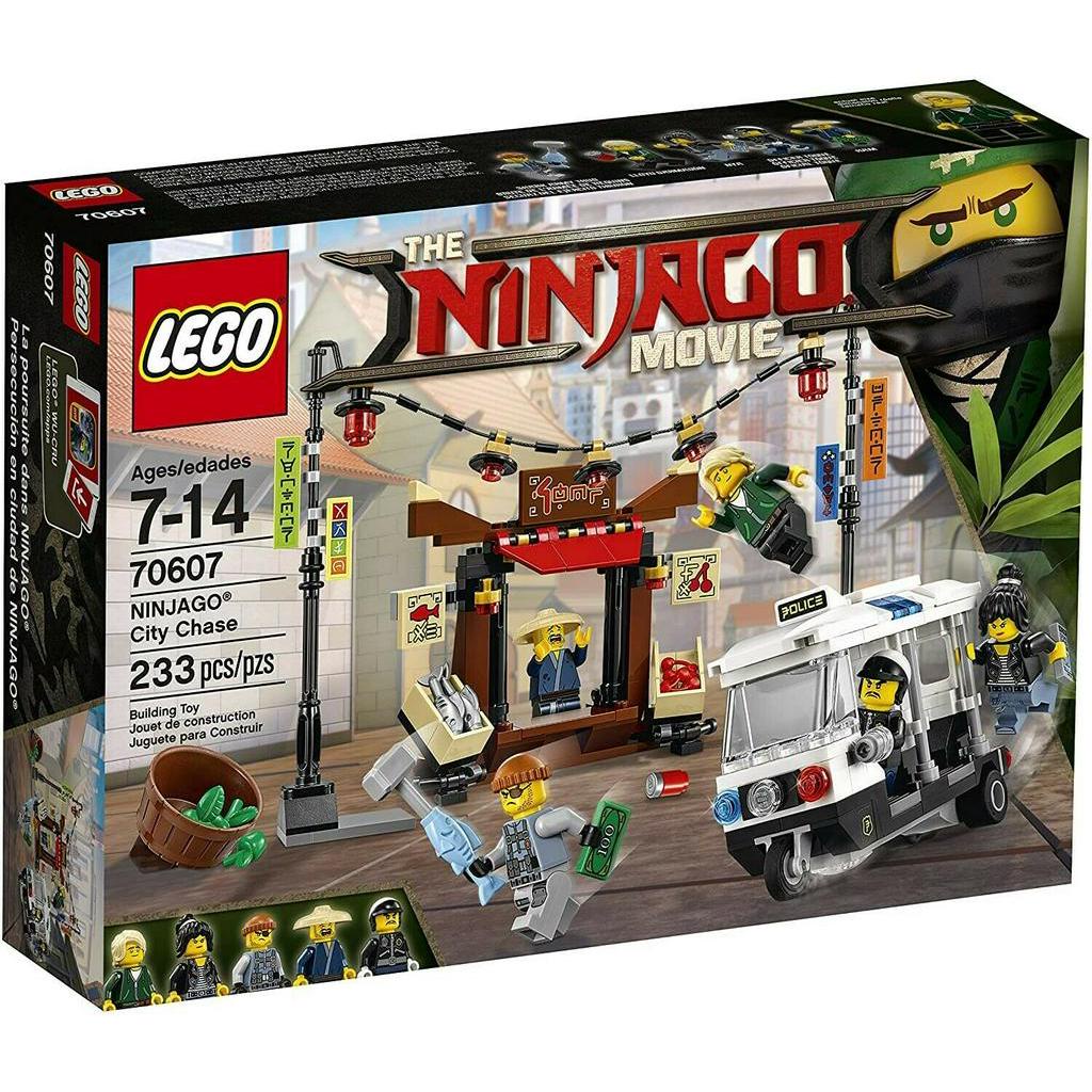 Lego The Ninjago Movie Ninjago City Chase Ninjago Case Set (70607 ...