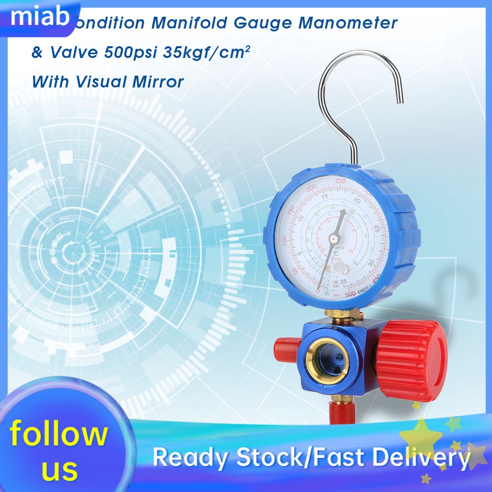 [Seller Recommend] maib Air Condition Manifold Gauge Manometer& Valve ...