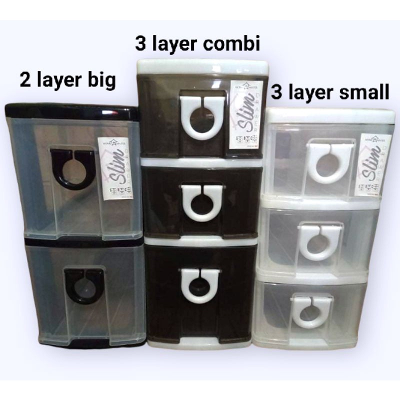 stylish slim drawer (DESKTOP SIZE) super cute in actual | Shopee ...