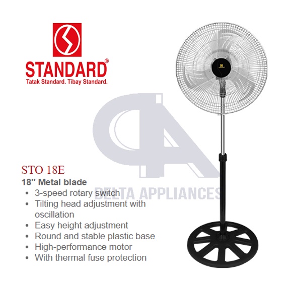 Standard Stand Fan Original Standard Industrial Fan metal Blade STO 16 ...