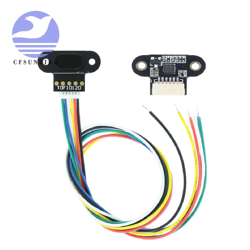Laser Range Sensor Module TOF10120 10-180cm Distance Sensor RS232 Interface UART I2C IIC Output ...