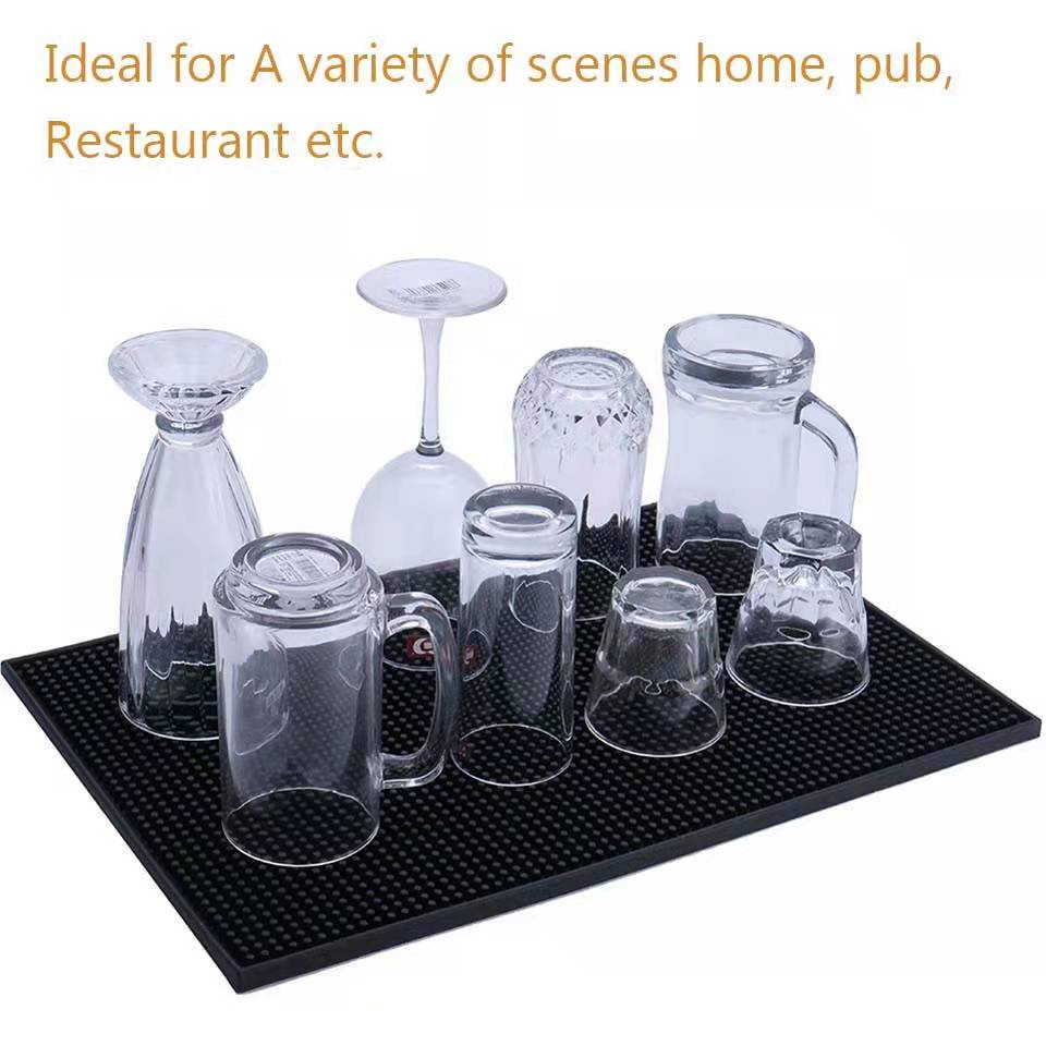 Bar Rubber Mat PVC Pad Beer Drink Rail Rubber Bar Service Spill Mat ...