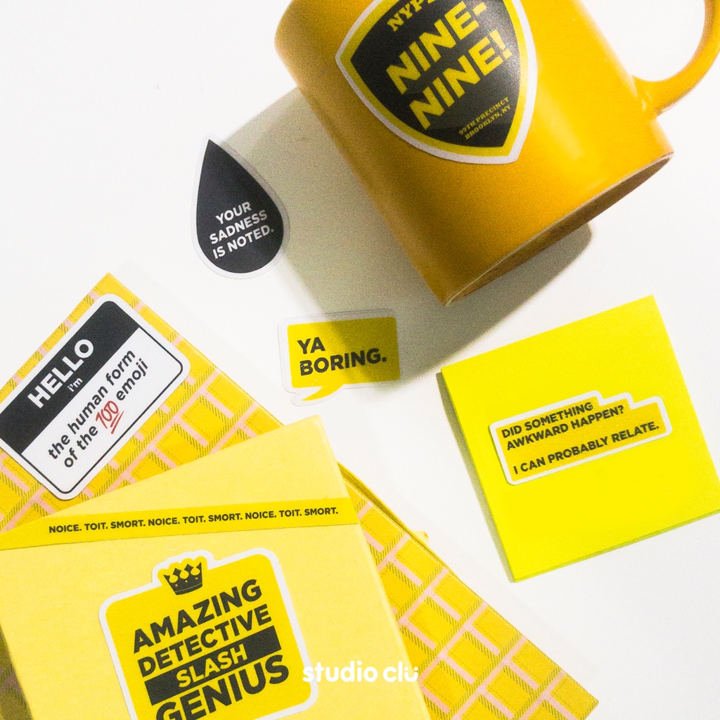 B99 Cool Cool Cool Vinyl Sticker Set | Sitcom Matte Waterproof Laptop ...