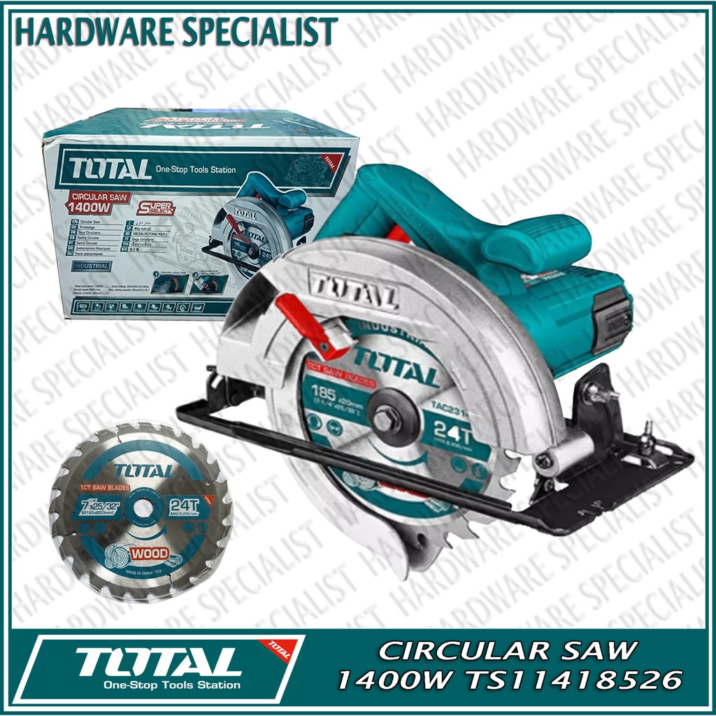 Total Circular Saw 1400W TS1141856 OR TS11418526 | Shopee Philippines