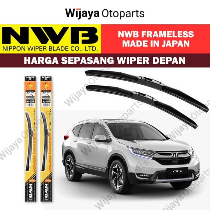 Front Wiper All New CRV Turbo uk. 26&16 - NWB Frameless Design Japan ...