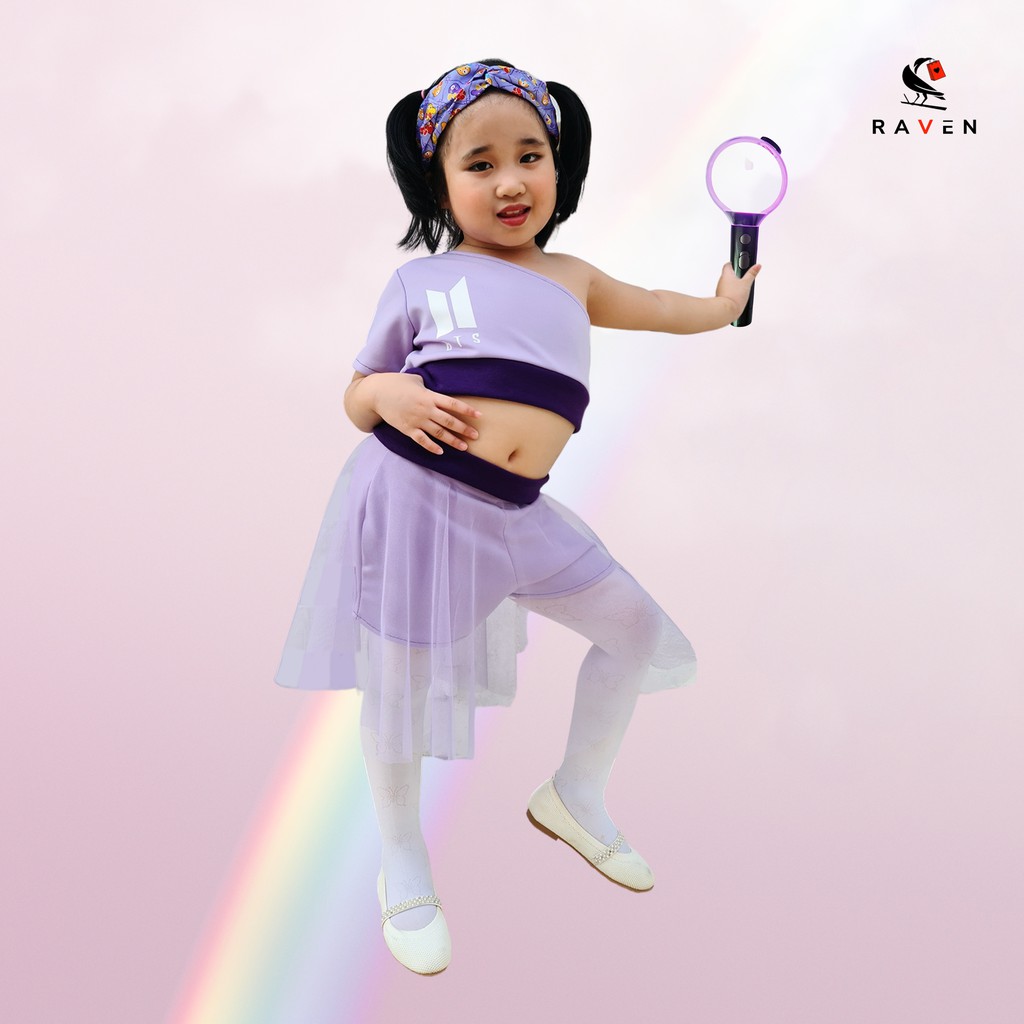 BTS Army Kids Fashion Trendy Skirt Short Skort Terno Costume Outfit ...