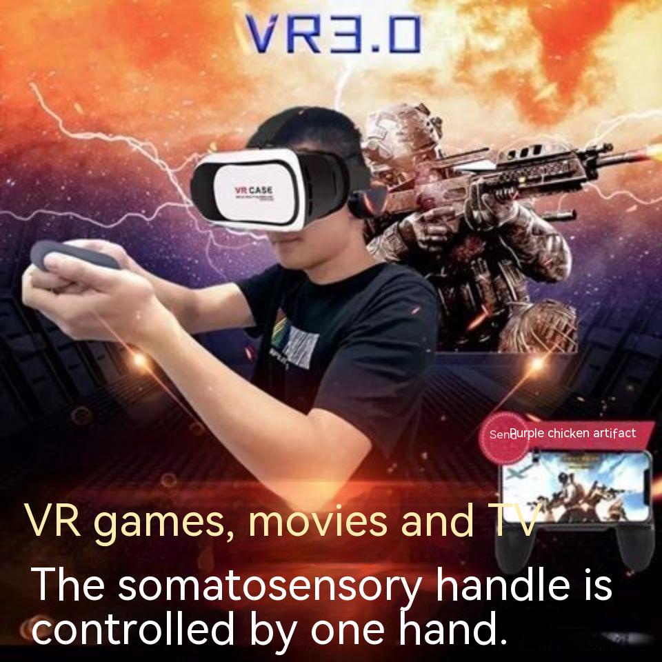 Ready Stock Express 】 VR Glasses 3D Stereo All-In-One Console Game Virtual Realistic Panoramic ...