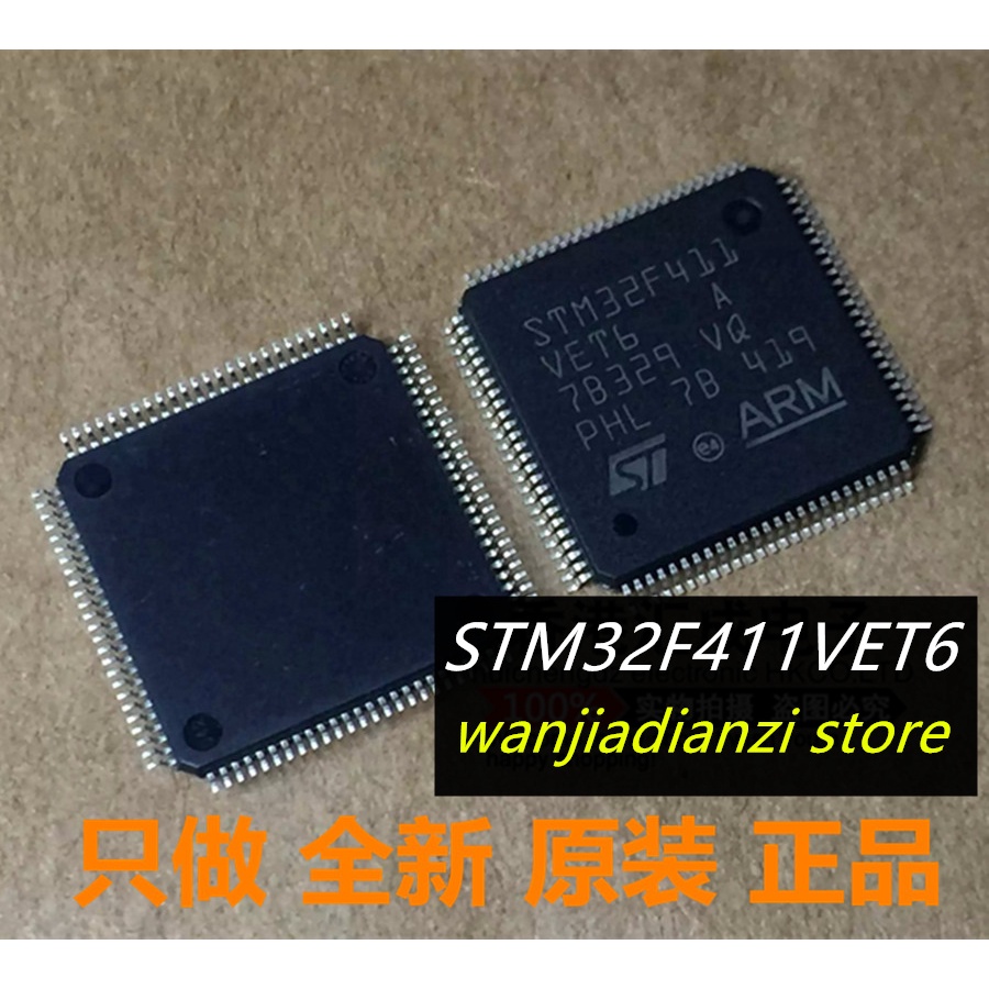 Original STM32F411VET6 LQFP100 32-bit MCU ARM microcontroller chip ... Original STM32F411VET6 LQFP100 32-bit MCU ARM microcontroller chip ...