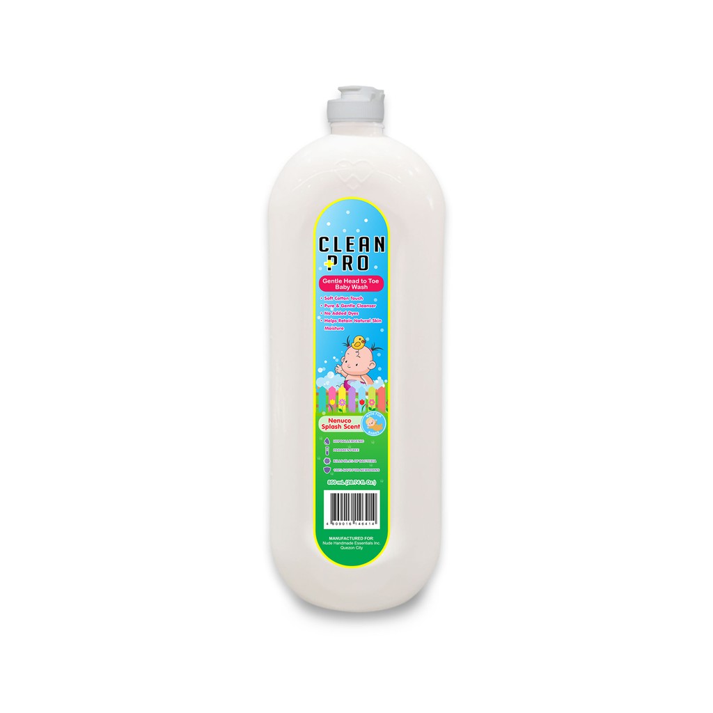 Clean Pro Gentle Head To Toe Baby Wash 850Ml | Shopee Philippines
