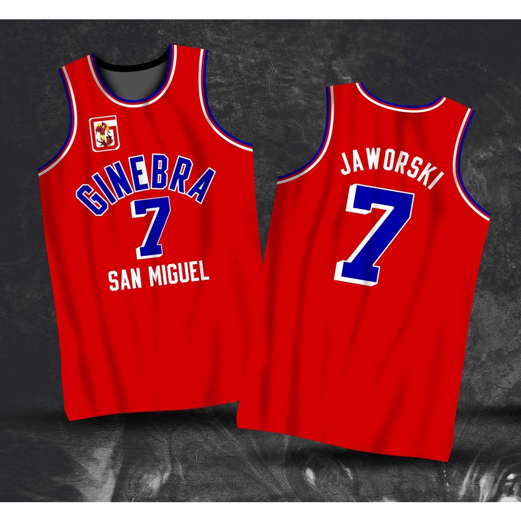 PBA RETRO JERSEY | 1988 GINEBRA SAN MIGUEL ROBERT JAWORSKI #7 | FULL ...
