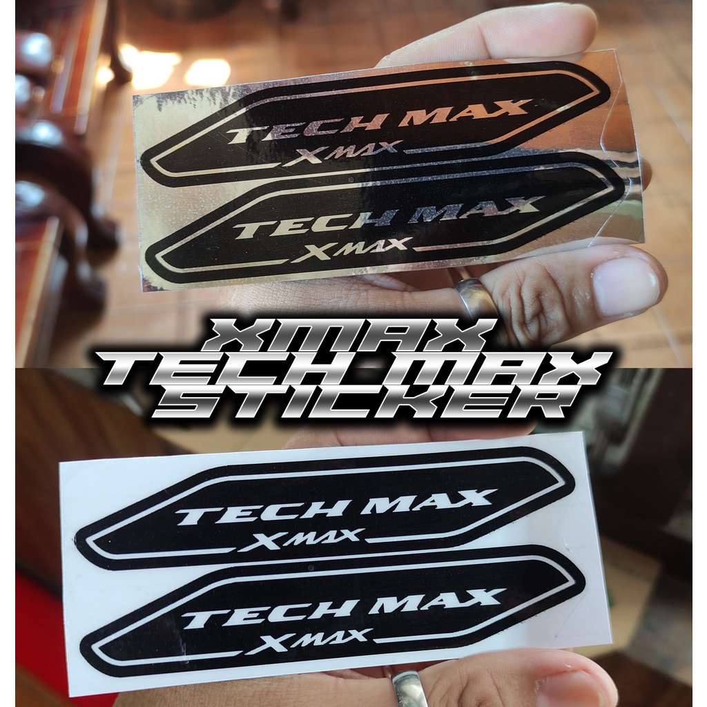 2Pcs/Set Left and Right Yamaha Xmax Sticker "TECHMAX" | Shopee Philippines