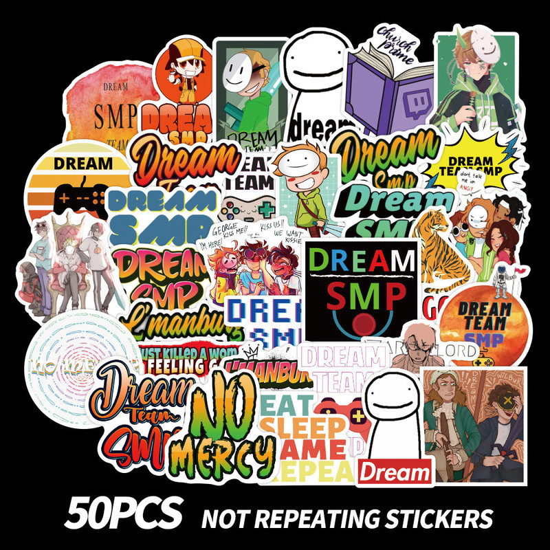 Z&M Dream Smp-Series Stickers 50Pcs/Set Cute Waterproof Stickers Decal ...