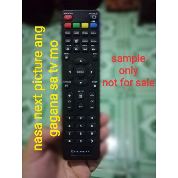 everest smart tv remote(universal)100% na gagana sa tv mo | Shopee ...