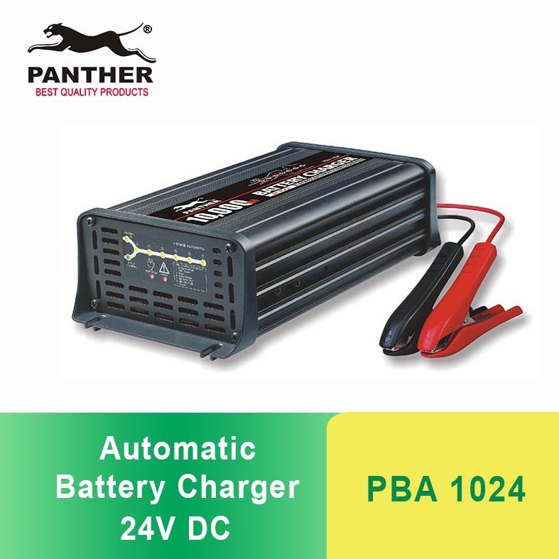 Panther PBA 1024 Automatic Battery Charger 10 Ampere, 24V DC | Shopee ...