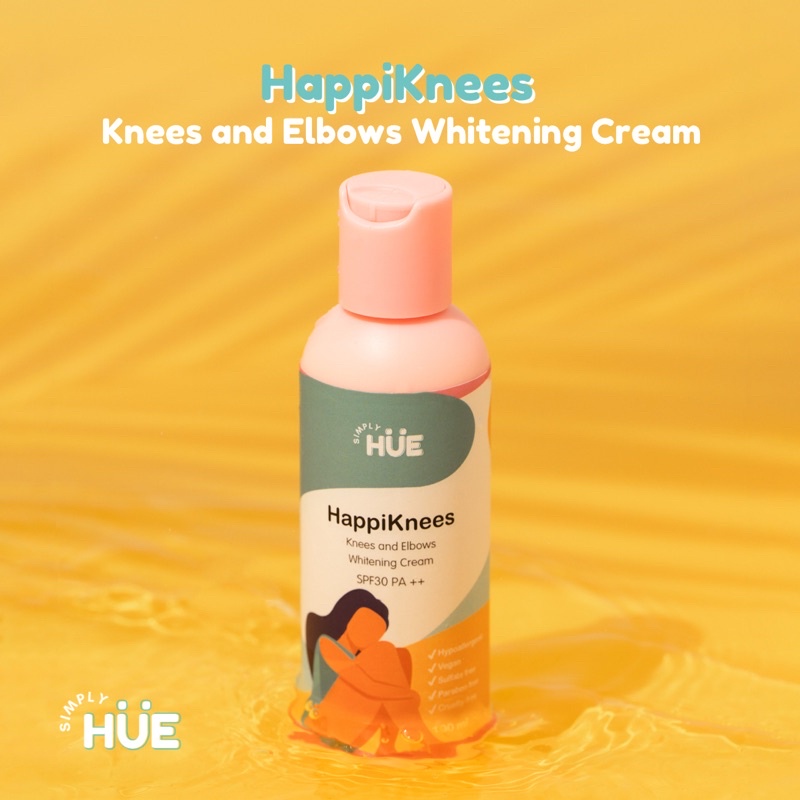 Simply HUE HappiKnees - Knees Nape Elbows Whitening Cream | Shopee ...