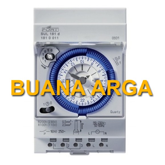 Timer Relay SUL 181D SWITCH Analog FORT SUL 181 D 220VAC 45-60Hz ...