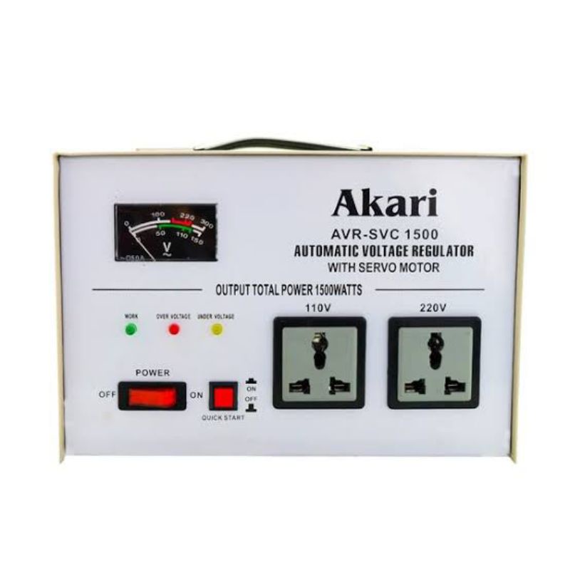 Akari AVR 1500W Servo Motor 75% Copper Wire (AVR-SVC 1500) | Shopee Philippines