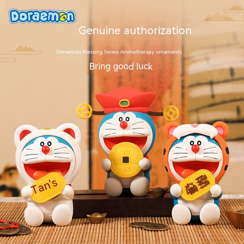 Doraemon Car Ornaments God Of Fortune/Good Luck Tiger/Lucky Cat New ...