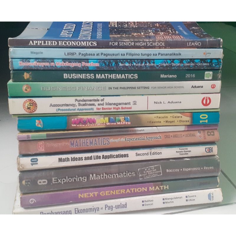 JHS & SHS (ABM) BOOKS | Shopee Philippines